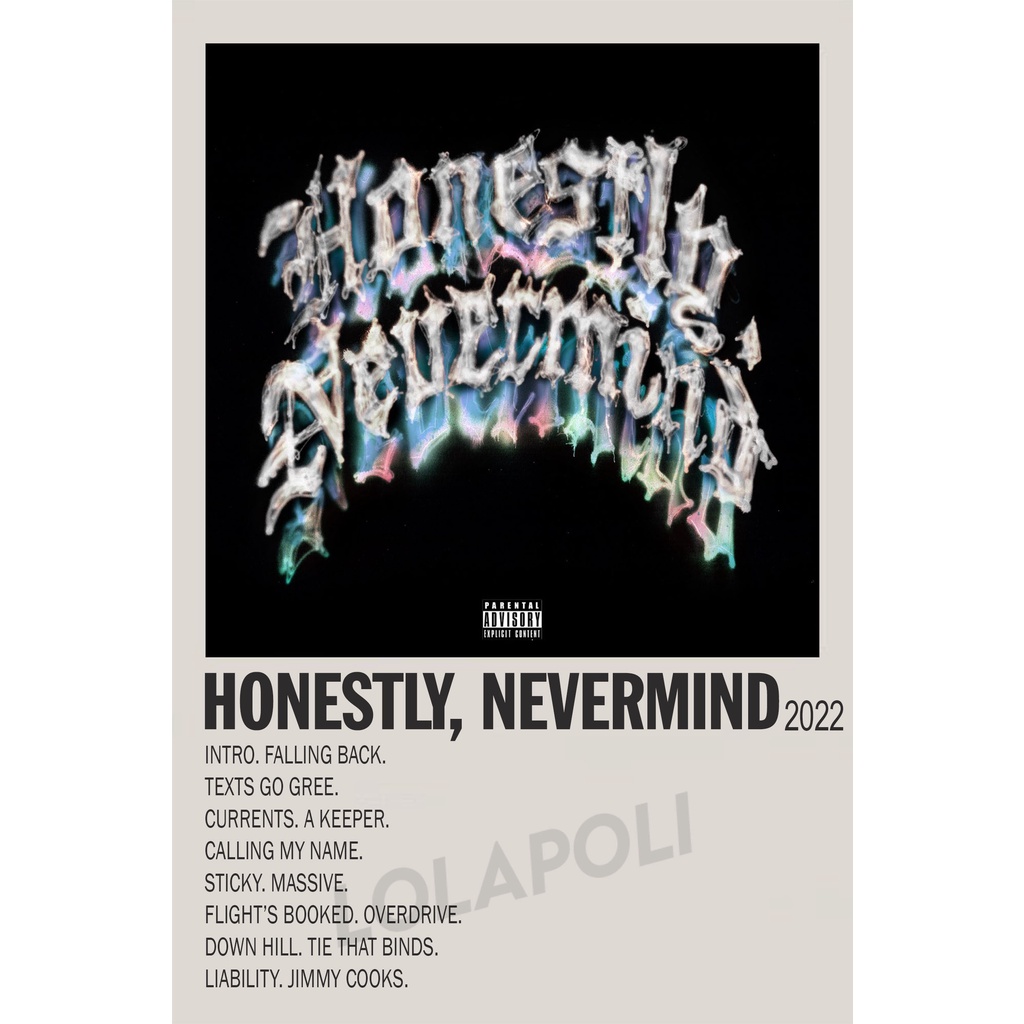 Jual Poster Cover Album Honestly, Nevermind - Drake | Shopee Indonesia