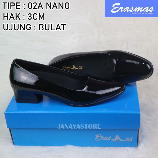 Jual Sepatu PDH Kantor Bulat 02A Erasmas Persit Bhayangkari Polwan PNS ...