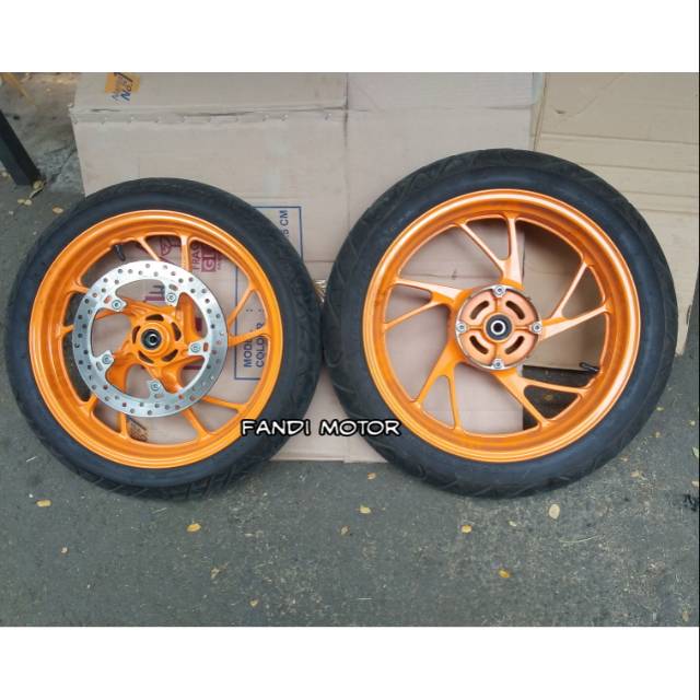 Jual Velg rasing cbr 150 facelift led k45 orange repsol | Shopee Indonesia