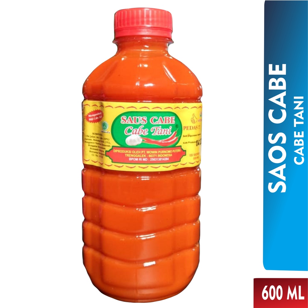 Jual SAUS PEDAS CABE TANI 500ML | Shopee Indonesia