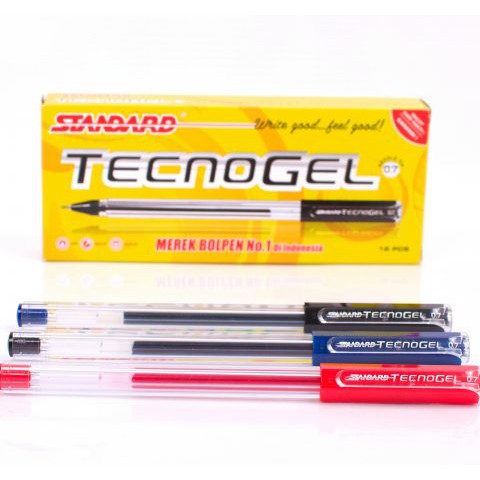 Jual Pulpen Standard Technogel 0.5mm (1 pack) | Shopee Indonesia
