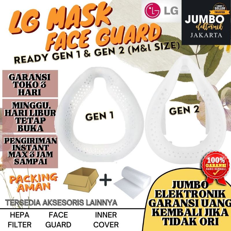 Jual Face Guard LG Mask Puricare Gen 1 / Gen 2 | Face Pad Silicone | LG ...