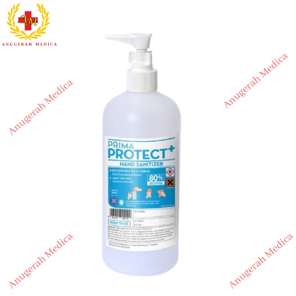 Jual Hand Sanitizer Cair 500 ml Pump Prima Protect (Alkohol 80% ...
