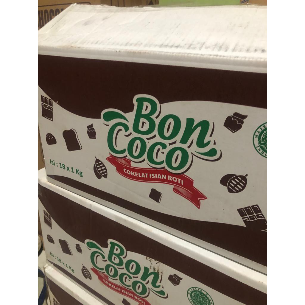 Jual Selai Cokelat / Filling isian roti Bon Coco 1kg x 18 (1dus ...