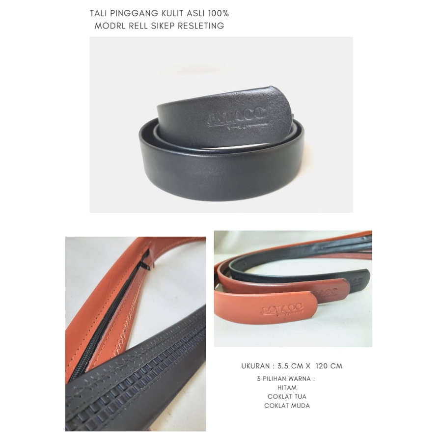 Jual Tali Sabuk Pria Model Sikep Rell KULIT Asli / Tali Pinggang ...