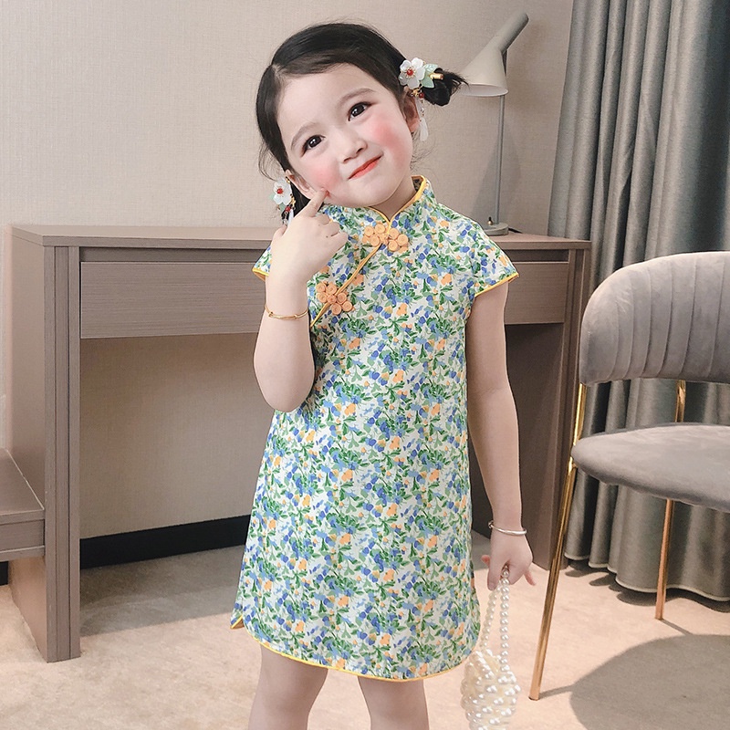 Jual Baju Cheongsam Anak Perempuan Impor Qipao Dress Chinese Imlek YUMI ...