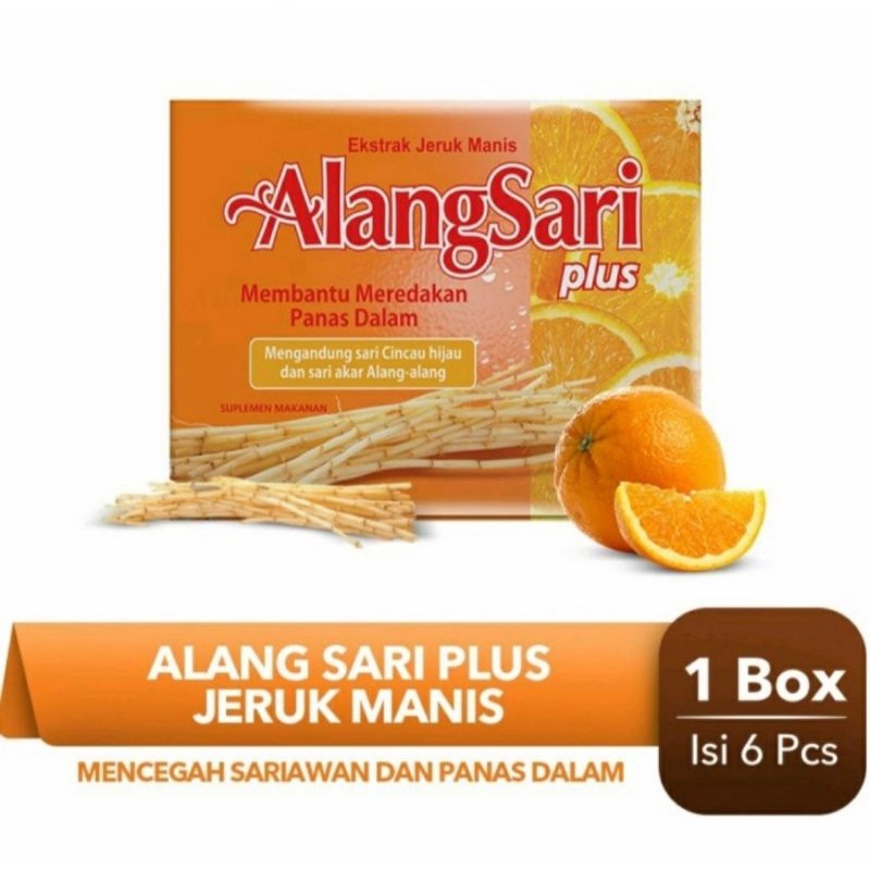 Jual Sido Muncul Alang Sari Plus Jeruk Manis isi 6 sachet - Mencegah ...