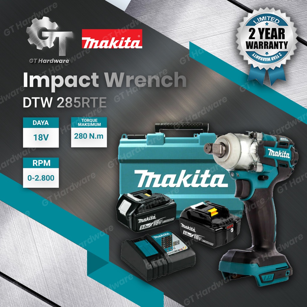 Jual Mesin Pembuka Baut Makita DTW 285 RME DTW285 RME / RTE DTW 285RME ...