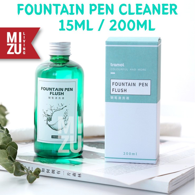 Jual MIZU Fountain Pen Cleaner Liquid 15/200ML Cairan Pembersih ...