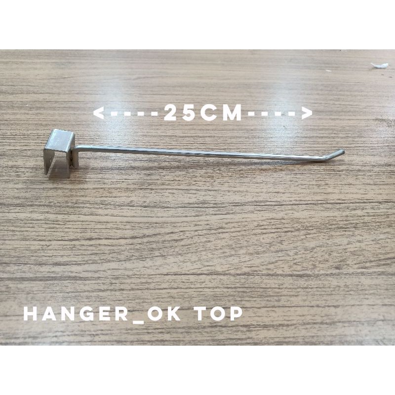 Jual single Hook 25cm chrome / cantolan besi kotak 25cm | Shopee Indonesia