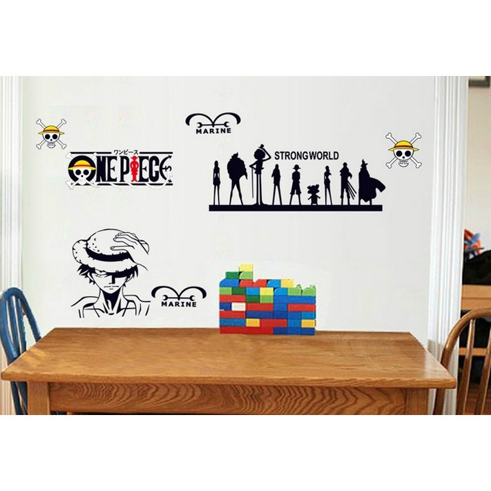 Jual WALL STICKER STIKER WALLSTICKER SETIKER DINDING ANIME ONEPIECE ONE ...