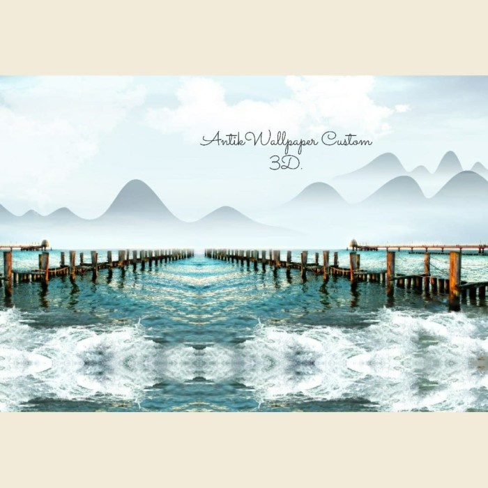 Jual Wallpaper Wallpaper custom 3D - wallpaper murah tema pemandangan ...