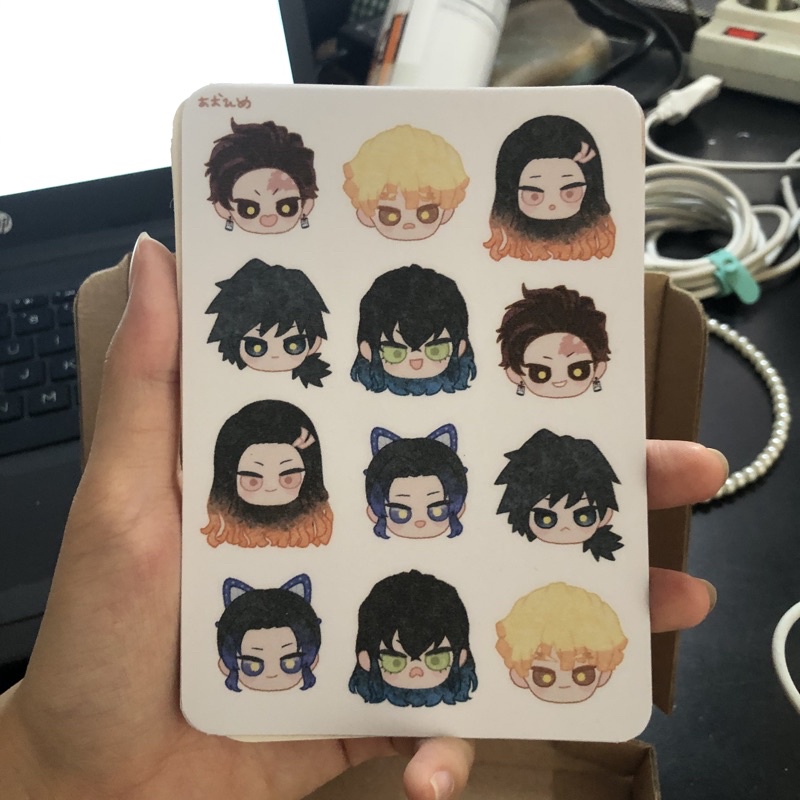 Jual Anime Sticker Sheet by Aohimeee | Haikyuu BNHA Jujutsu Kaisen ...