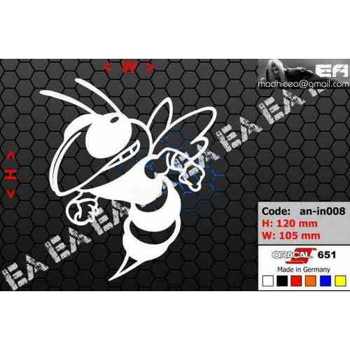 Jual ea cutting sticker / decal Code: an-in008 ( bee / lebah ) | Shopee ...