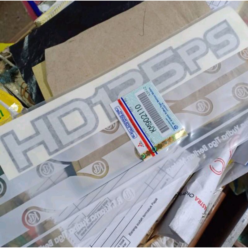 Jual 1 buah stiker HD125PS untuk Mitsubishi coltdiesel canter ori ...