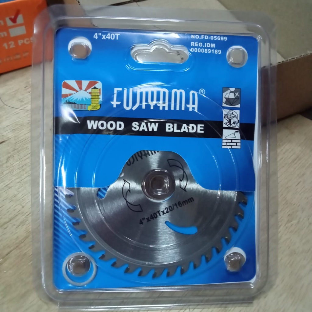 Jual Mata Gerinda Saw Blade 4" x 40T /Mata Potong kayu 4" 40T/ Circular Saw 4 Inch | Shopee ...