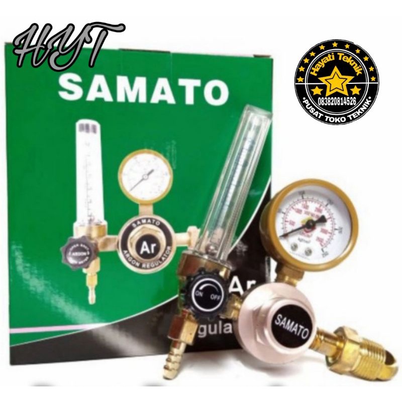 Jual Promo Regulator Ar Argon Samato Japan Quality Oxygen Regulator ...