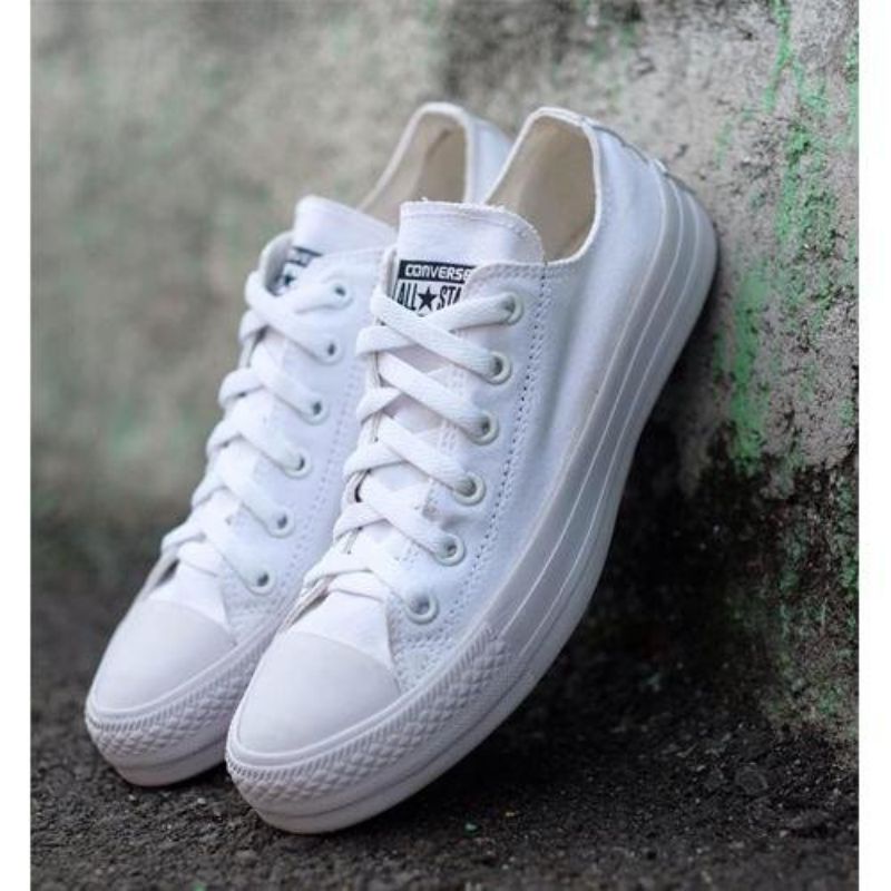 Jual SEPATU SNEAKERS CONVERSE PUTIH POLOS | Shopee Indonesia