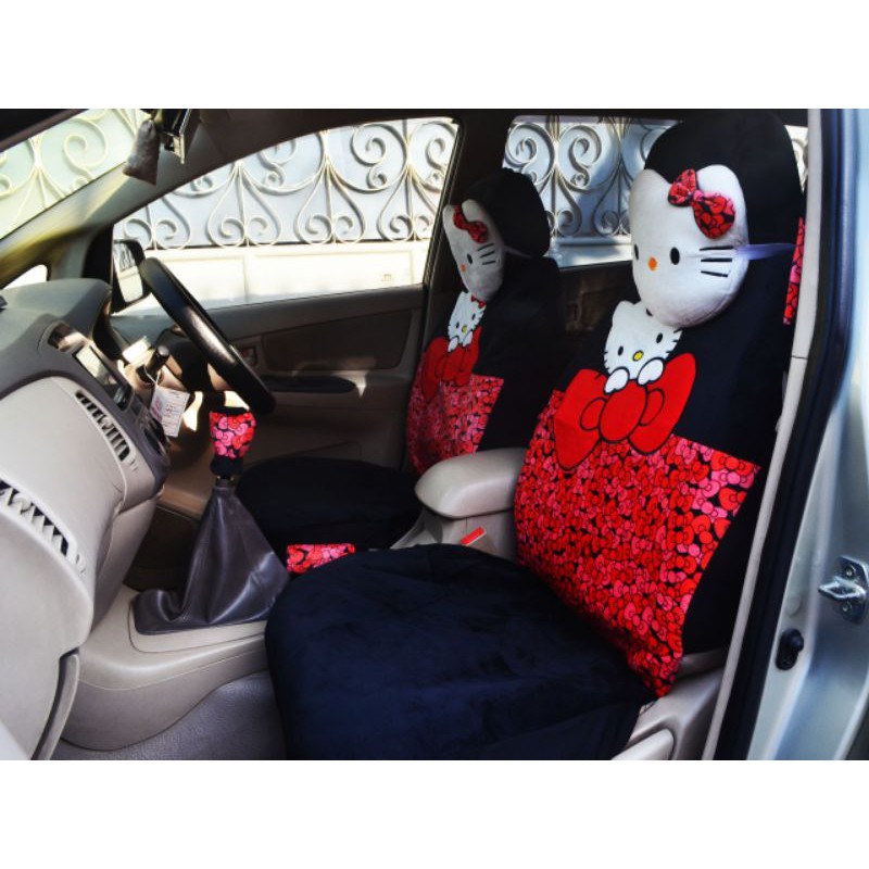 Jual SARUNG JOK MOBIL RIBBON KECIL HELLO KITTY | Shopee Indonesia
