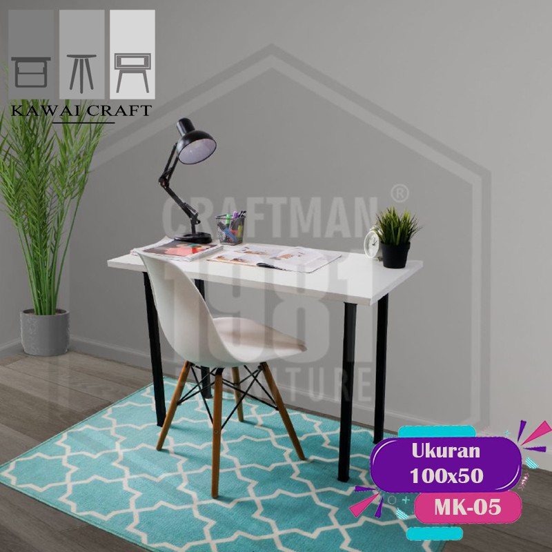 Jual MEJA KERJA KANTOR MINIMALIS / MEJA LAPTOP / MEJA KERJA UKURAN ...