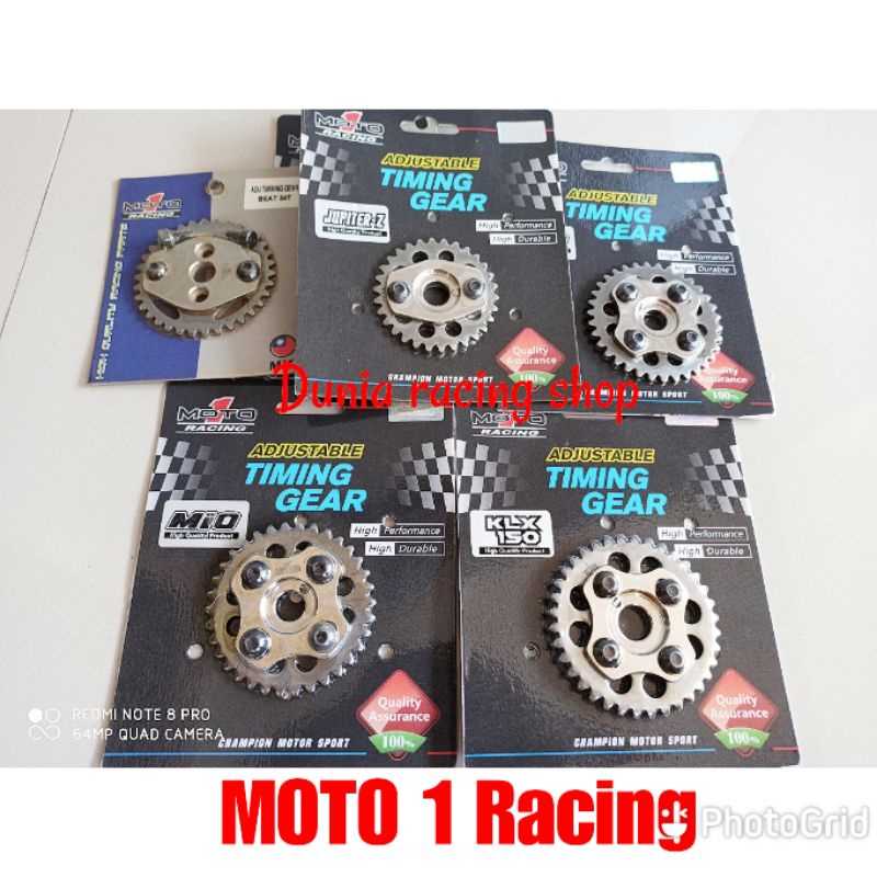 Jual Gigi Sentrik MOTO 1 Timing Gear Mio Nouvo Jupiter MX king Vixion R15 CRF 150 Vega KLX 150 ...