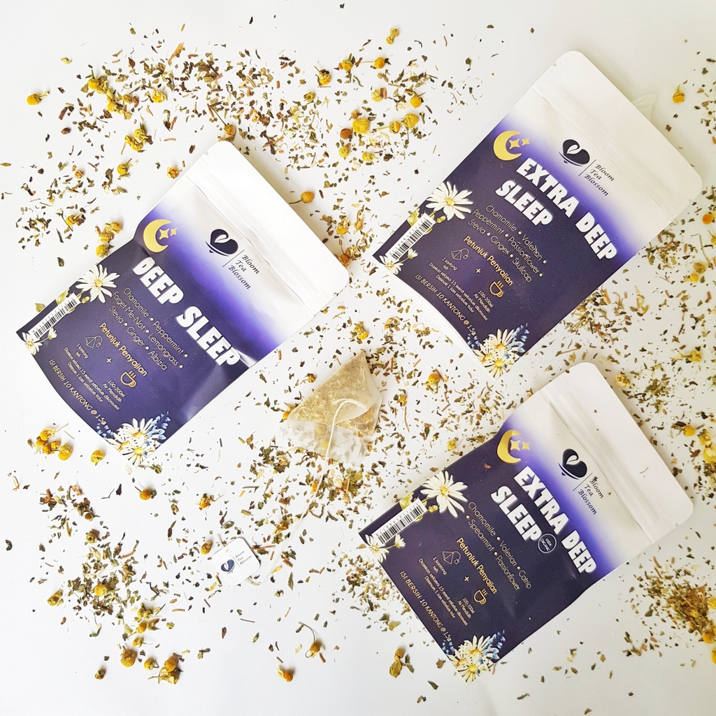 Jual GLARANADI - Teh Bunga Insomnia & Mempermudah Tidur Deep Sleep / Chamomile (Valerian Blend ...