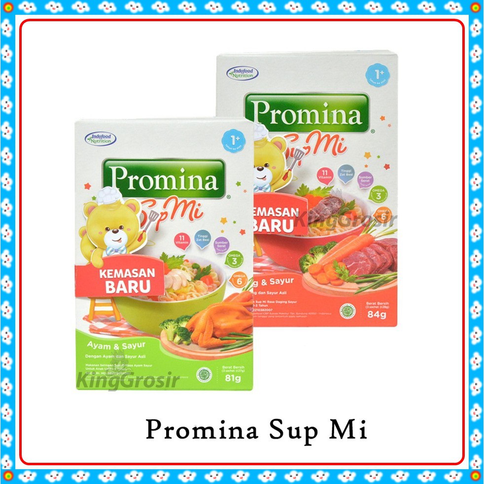 Jual Promina Sup Mi Sup Mie 12+ / Mi Batita / Makanan Bayi | Shopee ...