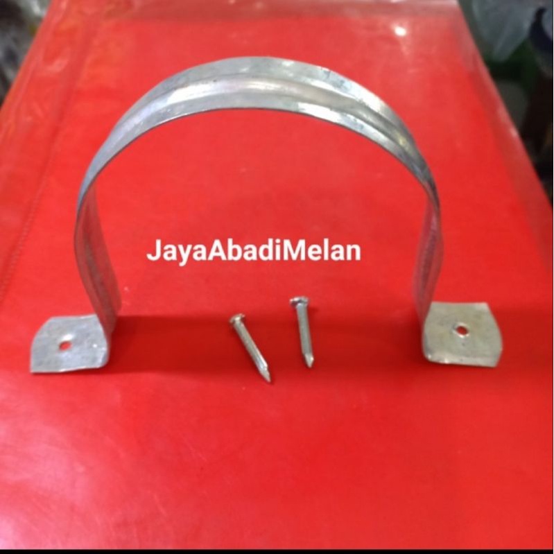 Jual KLEM OMEGA 3 INCH / KLAIM OMEGA / KLEM PIPA PLAT BESI 3 INCH ...