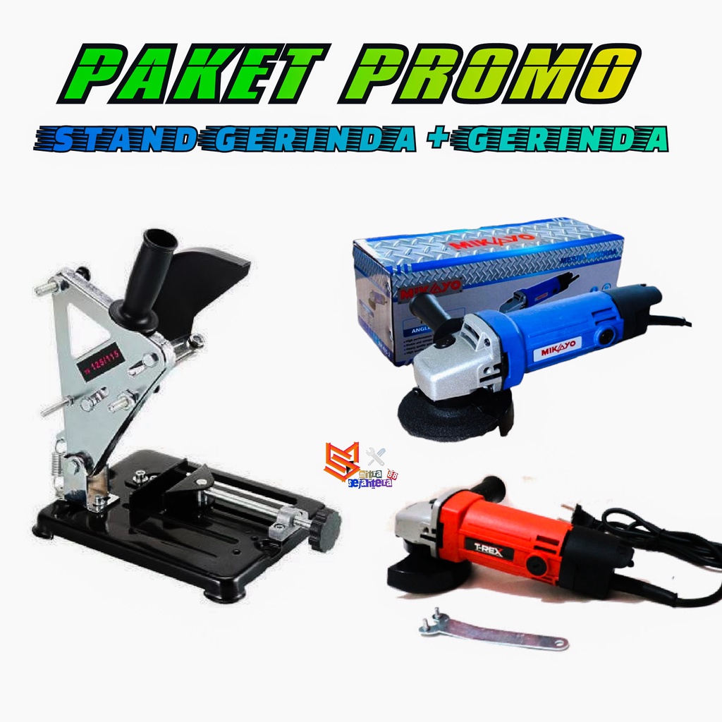 Jual PROMO HARI INI !! STAND GERINDA + MESIN GERINDA TANGAN ( 2 ITEM ...