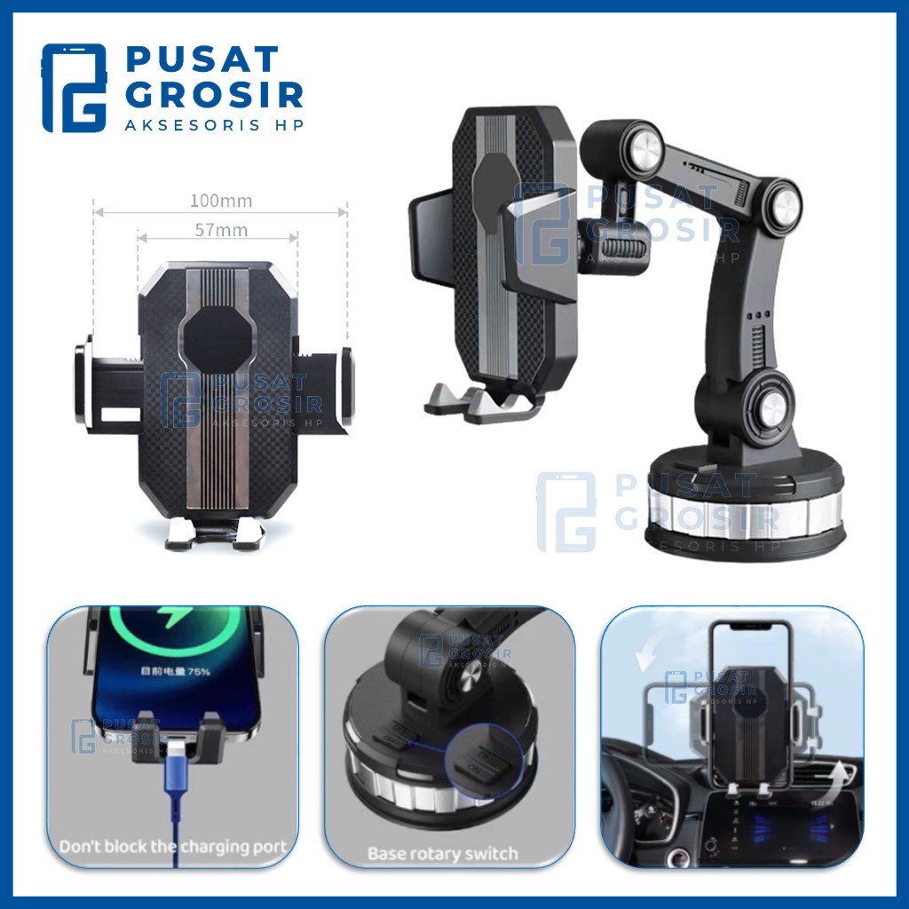 Jual Car Phone Holder HD61 HD-61 Universal stand handphone mobil ...