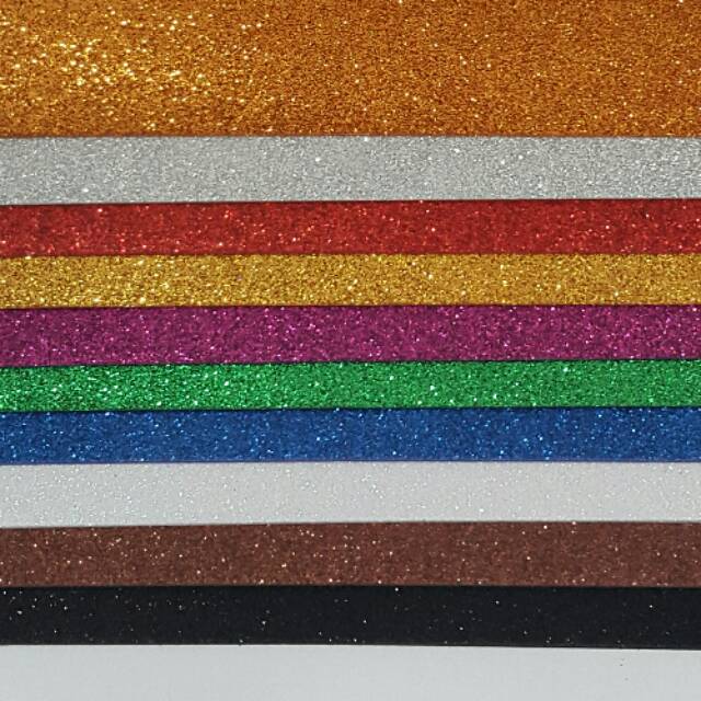 Jual Foam art craft glitter / busa eva gliter warna warni | Shopee ...
