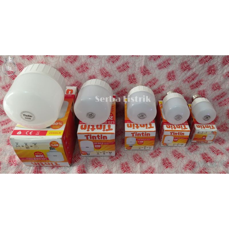 Jual LAMPU LED 5W/10W/15W/20W/30W TINTIN | Shopee Indonesia