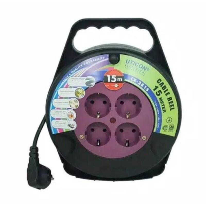 Jual UTICON KABEL ROLL 15M 15 METER CR 2815 / KABEL GULUNG ROL OLOR ...