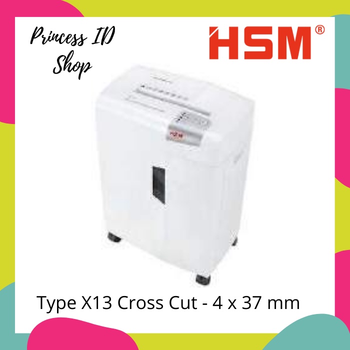 Jual MESIN PENGHANCUR KERTAS HSM SHREDSTAR X13 CROSS CUT 4x37m | Shopee ...