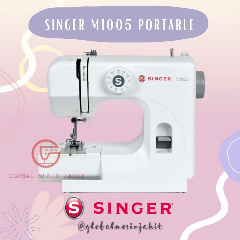 Jual SINGER M1005 SEW MINI DELUXE Mesin Jahit Portable Rumah Tangga M 1005 | Shopee Indonesia