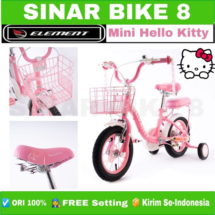 Jual Sepeda Anak Perempuan Keranjang Ukuran 12 16 18 20 Inch ELEMENT ...