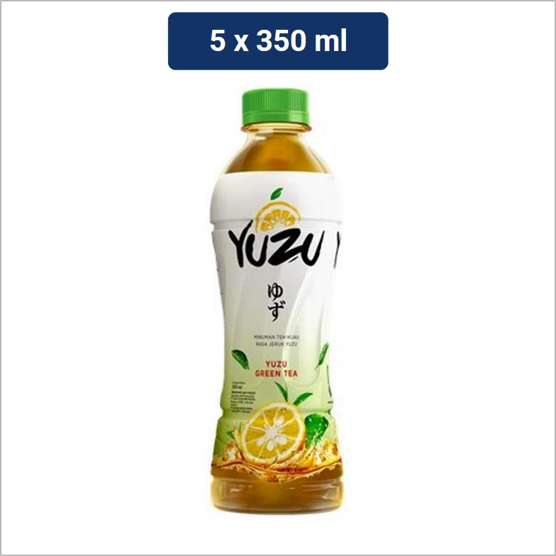 Jual Yuzu Minuman Teh Hijau 350ml x 5 | Shopee Indonesia