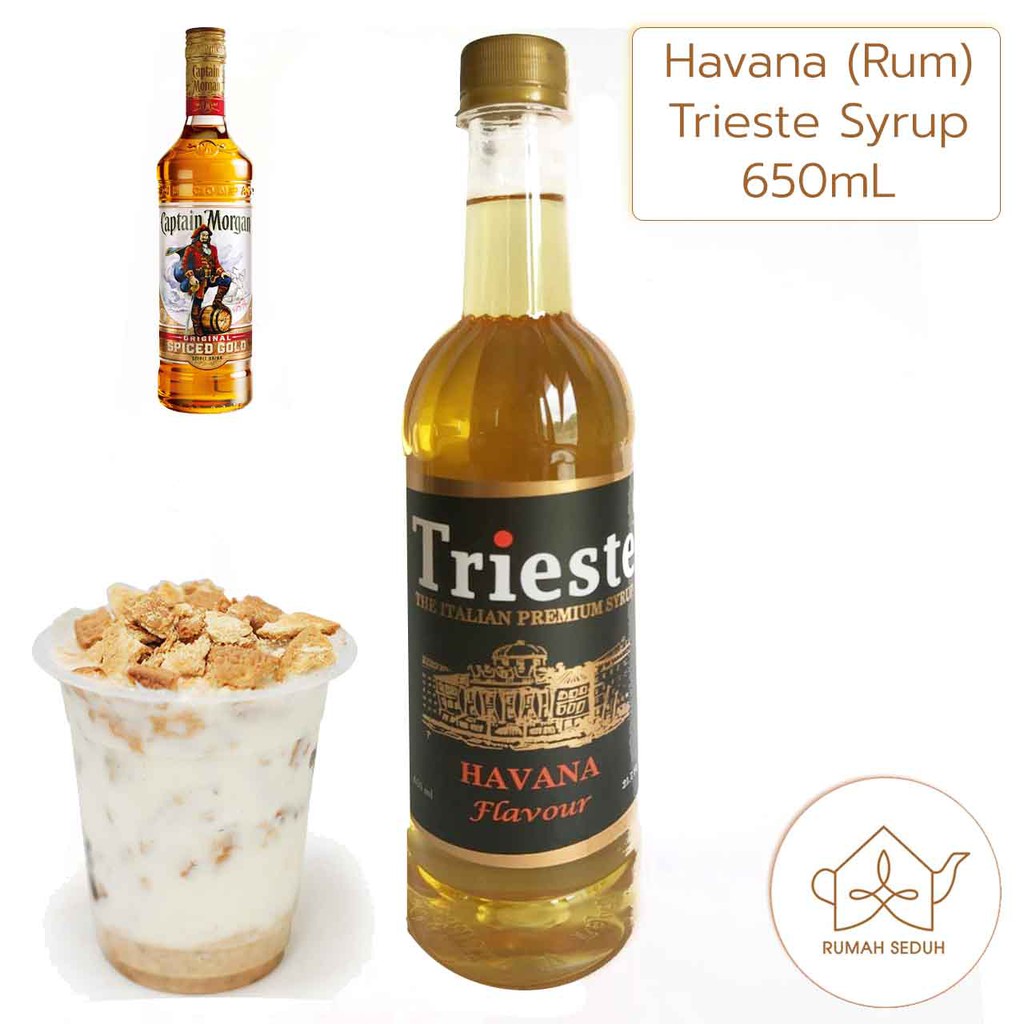Jual Trieste Italian Syrup 650 mL - Coffee Syrup : Caramel, Vanila, Rum ...