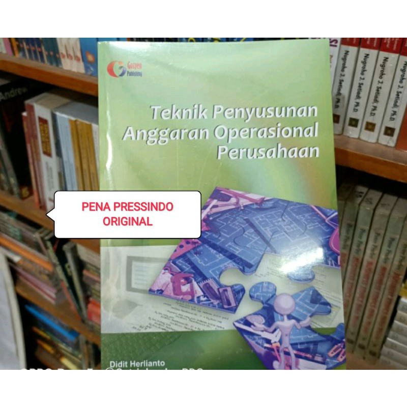Jual TEKNIK PENYUSUNAN ANGGARAN OPERASIONAL PERUSAHAAN - DIDIT ...