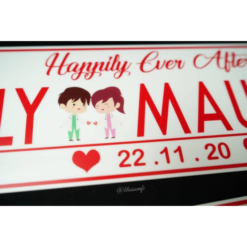 Jual Custom Plate Number Hanya 1pcs | Shopee Indonesia