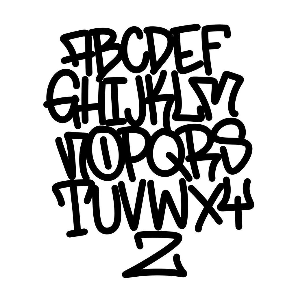 Jual custom sticker tagging throwup piece graffiti stikerslap nama ...