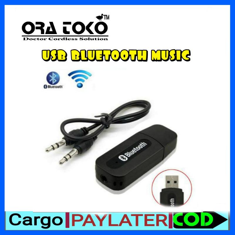 Jual BLUETOOTH USB JACK 3.5MM STEREO AUDIO MUSIC RECEIVER ADAPTER FOR ...