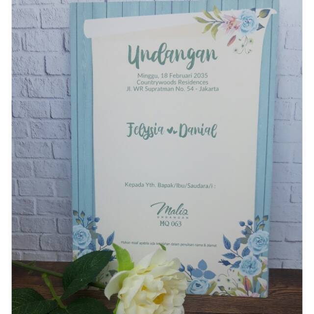 Jual Undangan blue ocean | Shopee Indonesia