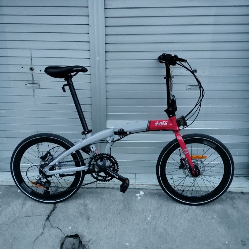 Jual Sepeda Lipat Element Folding Bike Ecosmo z8 20+ / 22 inch 451 Coca ...