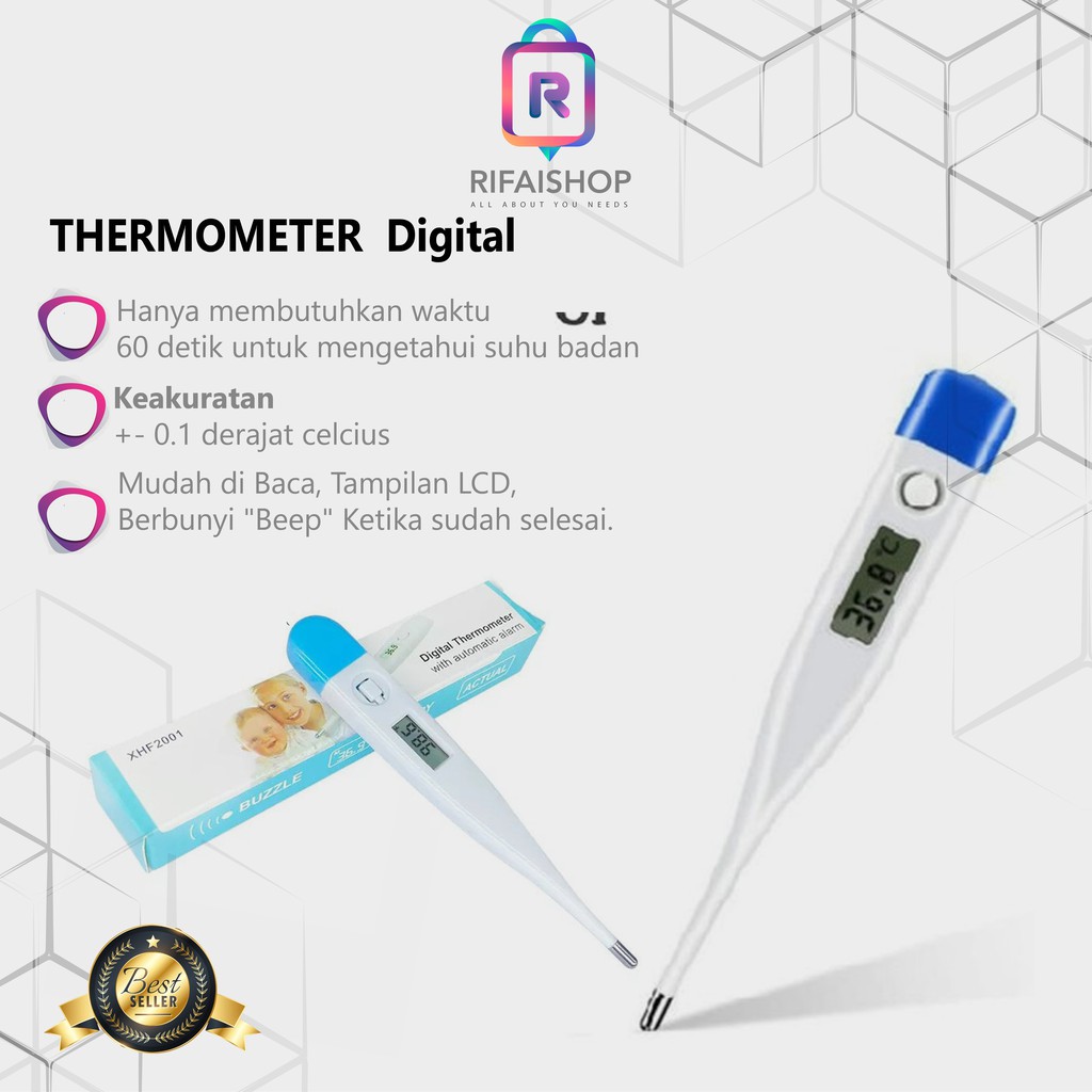Jual TERMOMETER THERMOMETER Digital Akurasi 0.1 | Shopee Indonesia