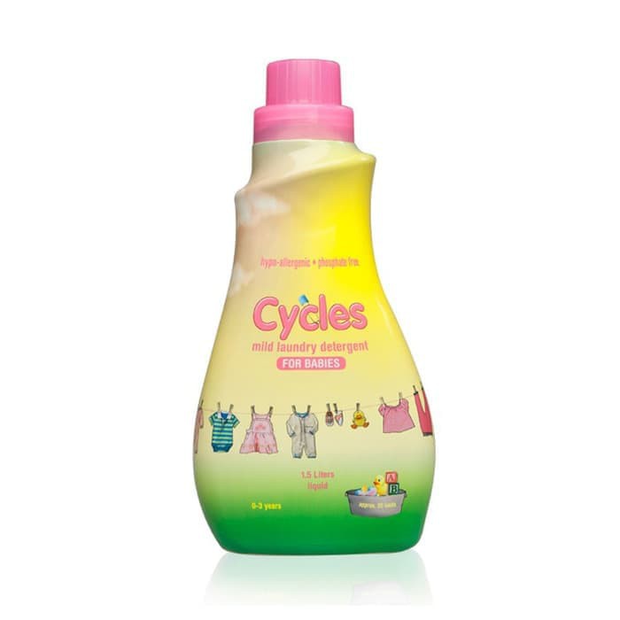Jual BOTOL - Cycles Mild Laundry Detergent 1,5L 1500ml | Shopee Indonesia