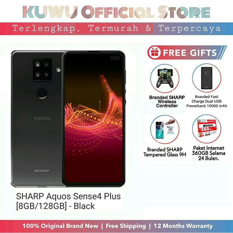 Jual Sharp Aquos Sense4 Plus Ram 8+128Gb Garansi Resmi | Shopee Indonesia
