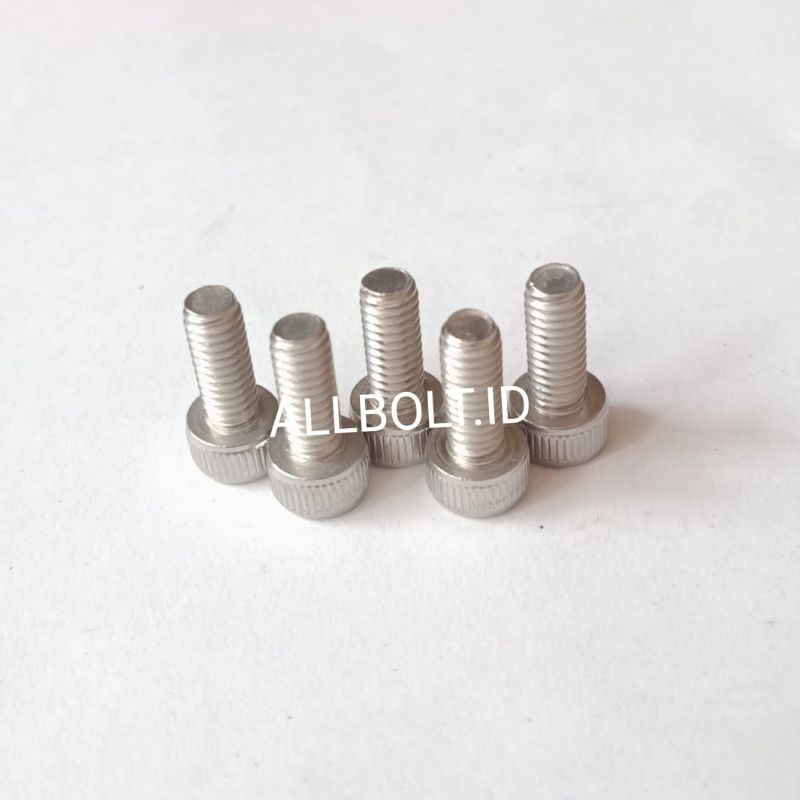 Jual baut 7 L stainless L3 / 4x10mm (1 biji) | Shopee Indonesia
