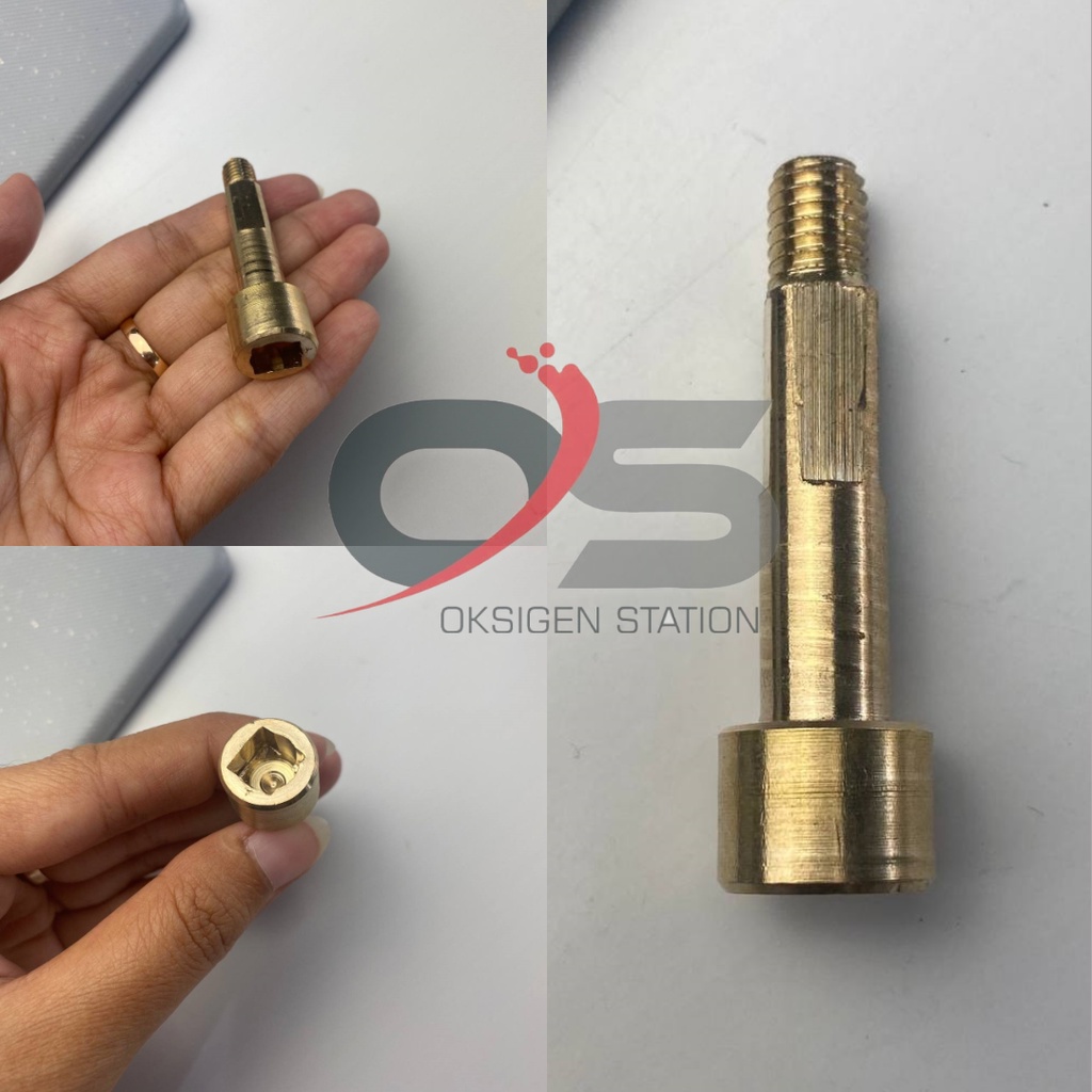 Jual Handwil Handwheel Oksigen / Bonit / Pen / Komponen Tabung Oksigen ...