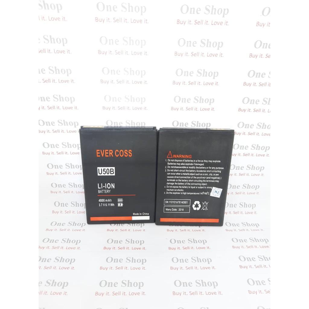 Jual Baterai baterai baterai Evercoss U50B Winner Y Smart Pro 4G LTE ...